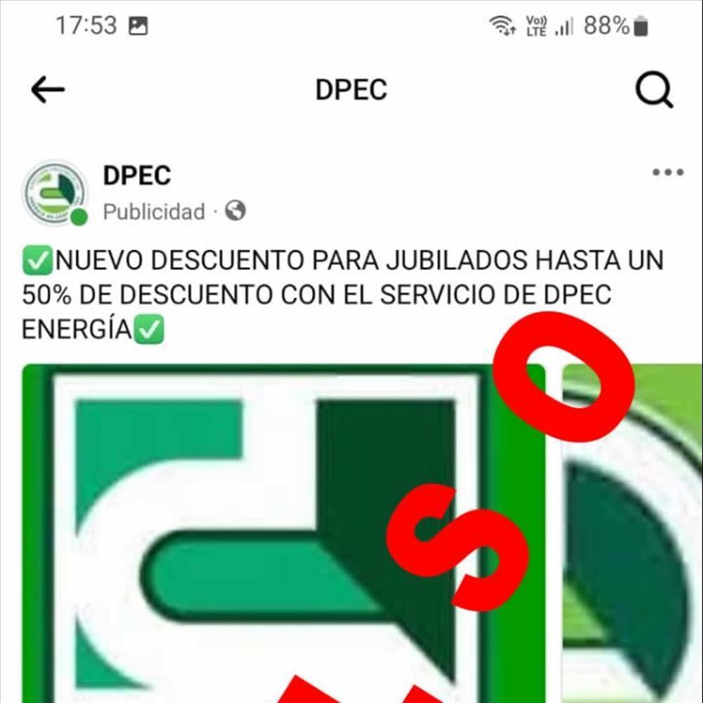 La DPEC advierte sobre falsa propuesta de descuento a Jubilados | DPEC | Dirección Provincial de ...